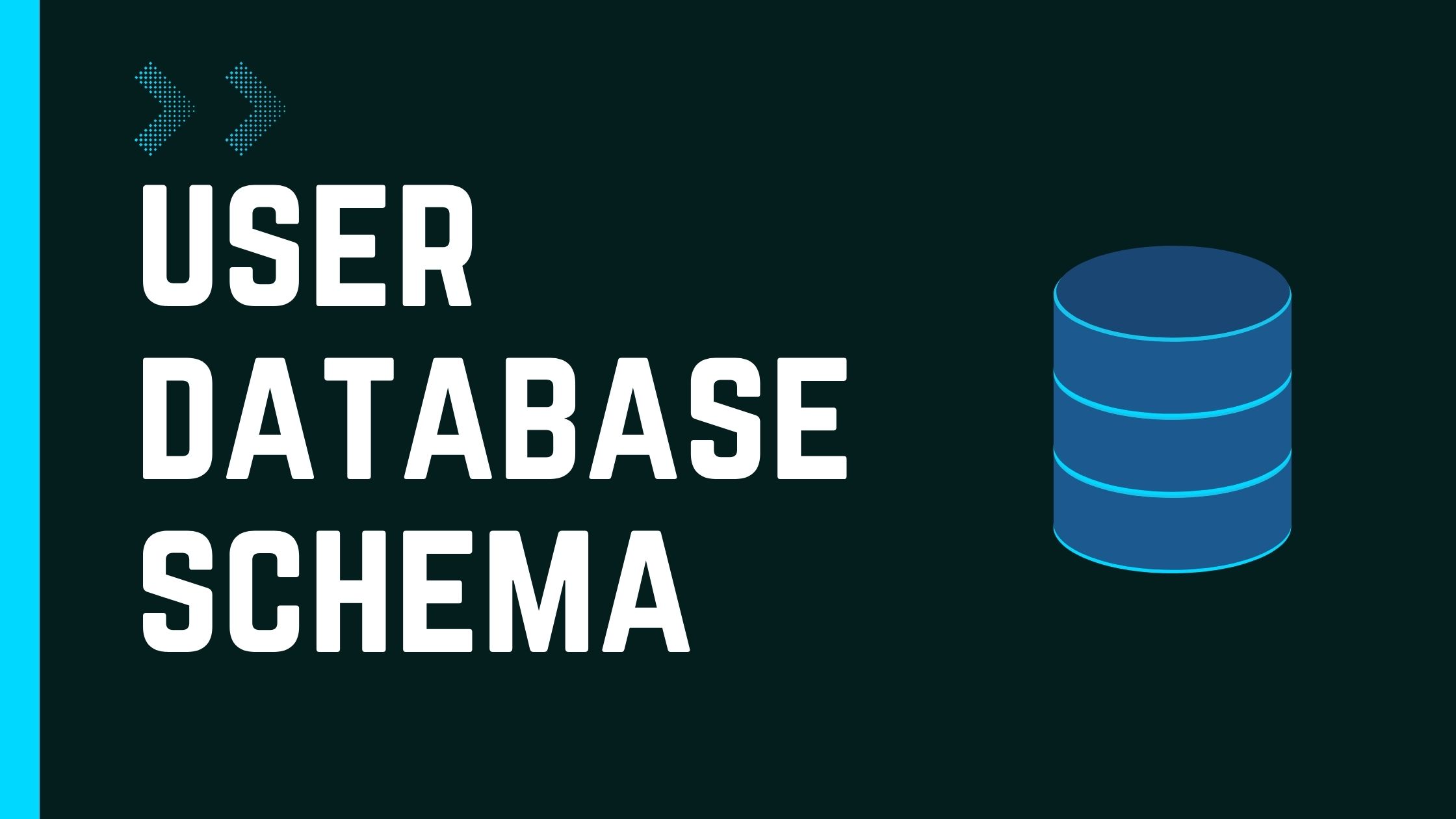 A simple database schema for your next user system - ThatSoftwareDude.com