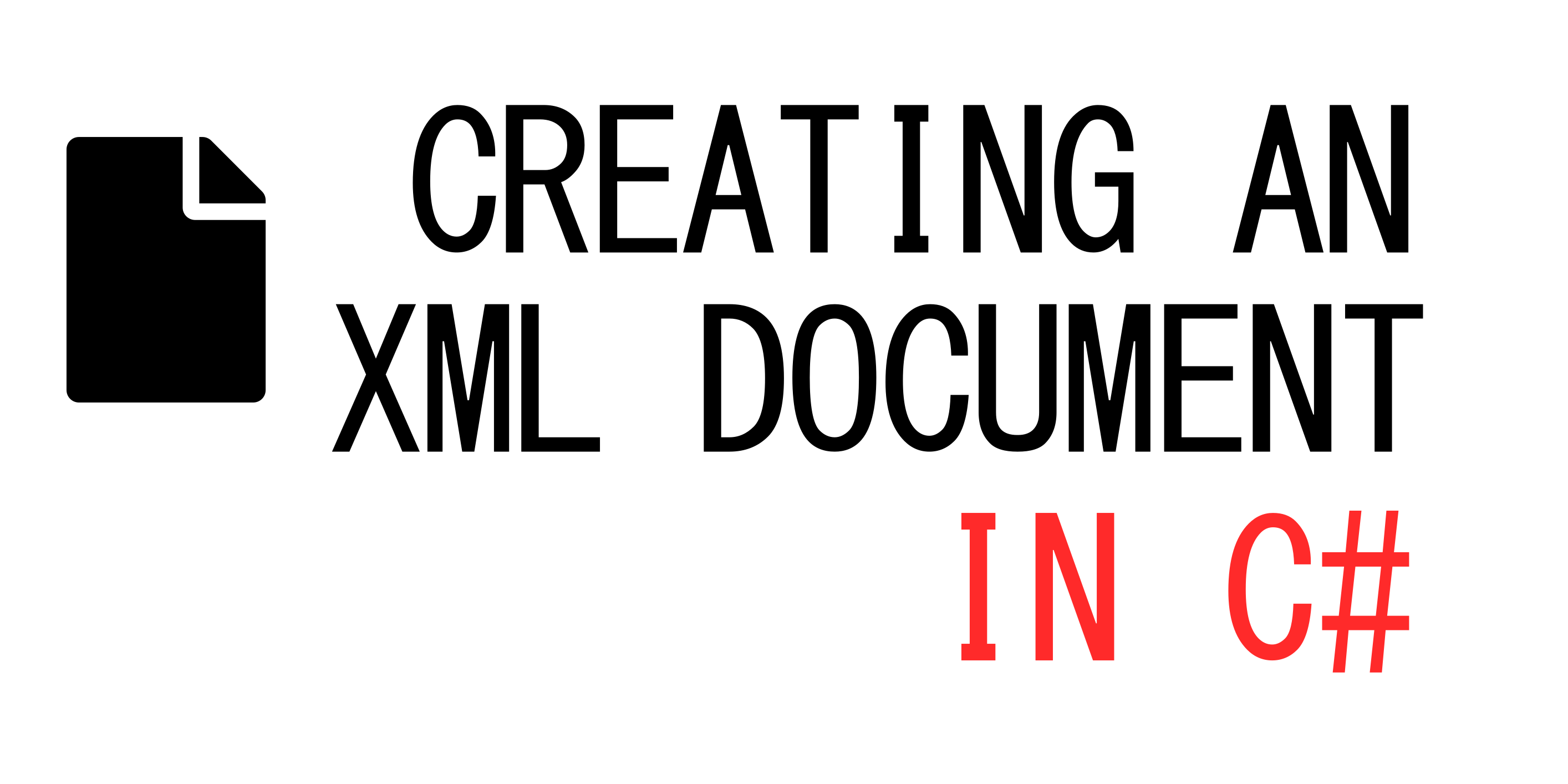 Creating An XML Document In ASP NET ThatSoftwareDude